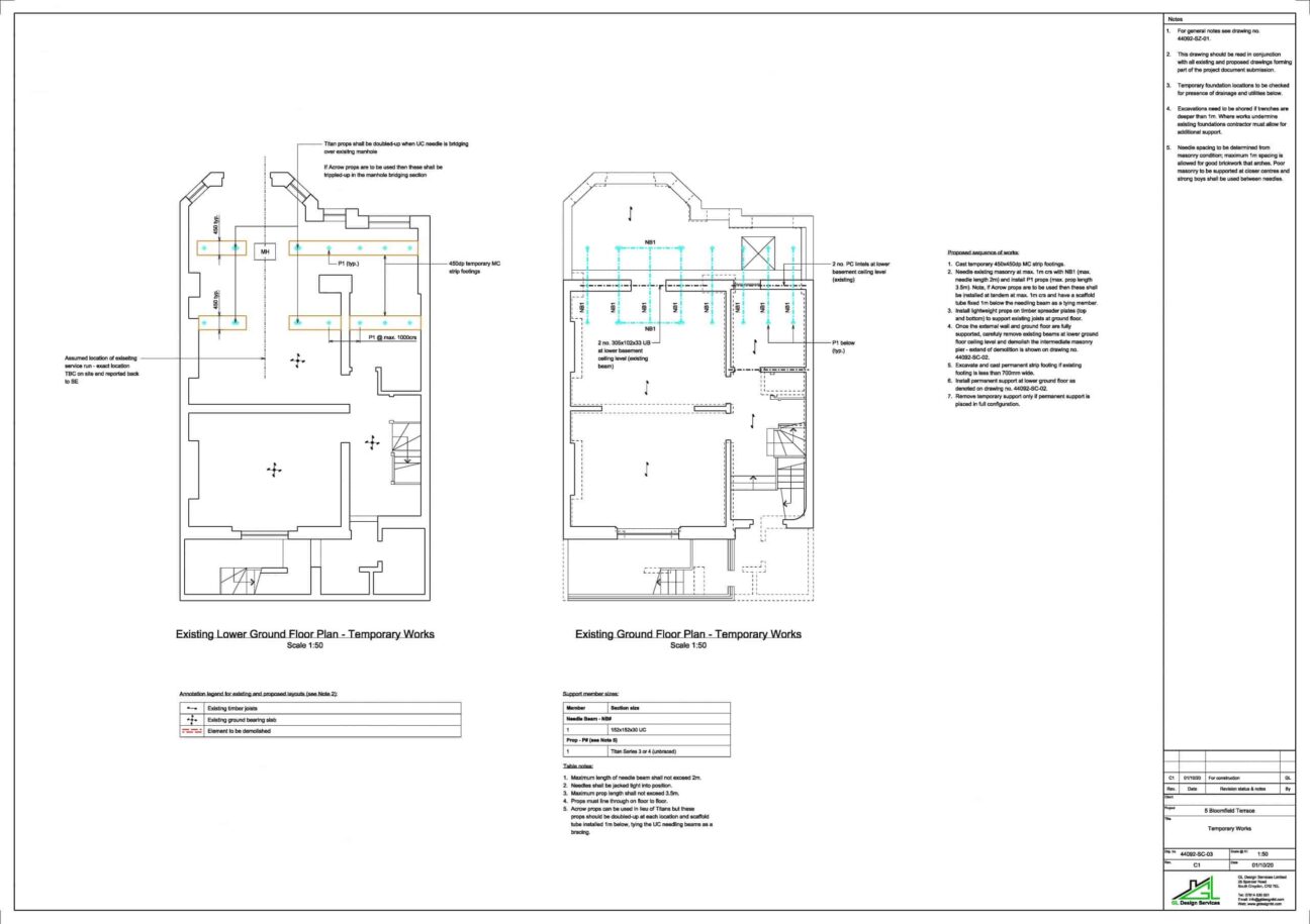 Temporary work projects | GL Design Services Ltd.